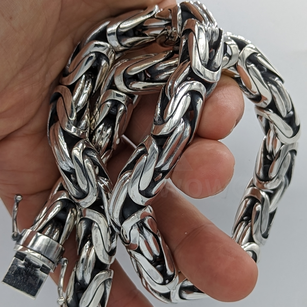 10mm Bali Chain with BOX Clasp – SilverWow™