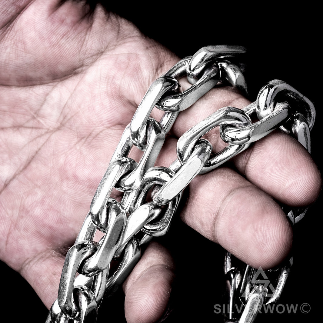 Thick Heavy Chunky Silver Chains for Men | 925 Sterling | SilverWow™