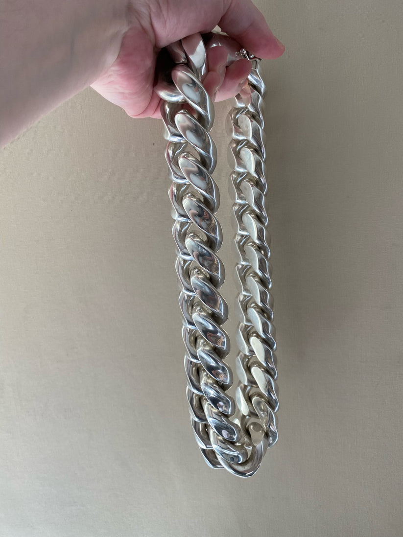 40mm Miami Cuban Link Necklace - 2.7 KG, Biggest & Heaviest | Silverwow ...