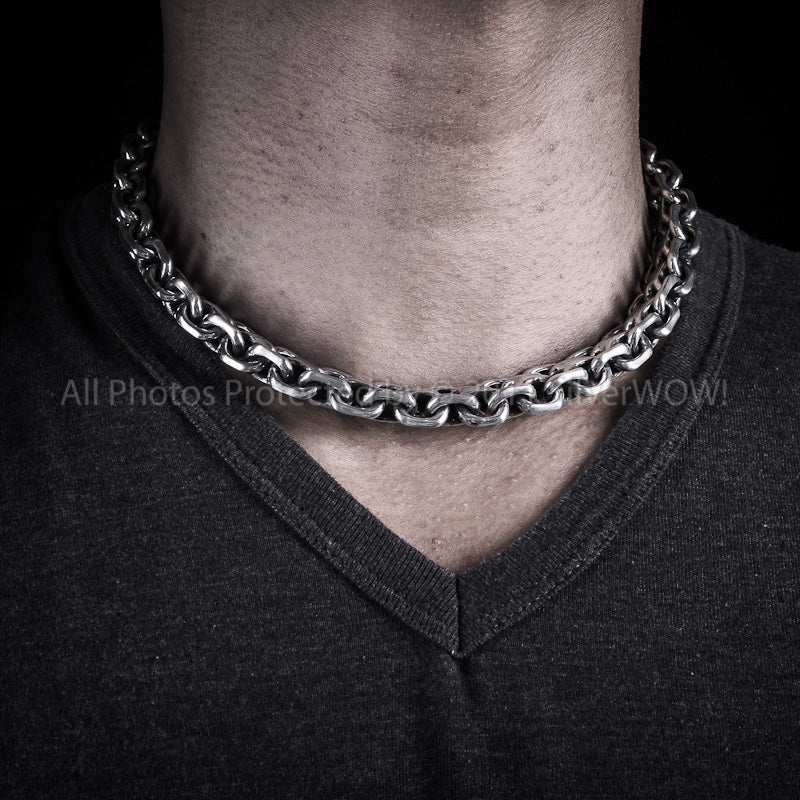 Heavy Silver Chains for Men | Curb, Figaro & Cuban in 925 Silver – Page ...