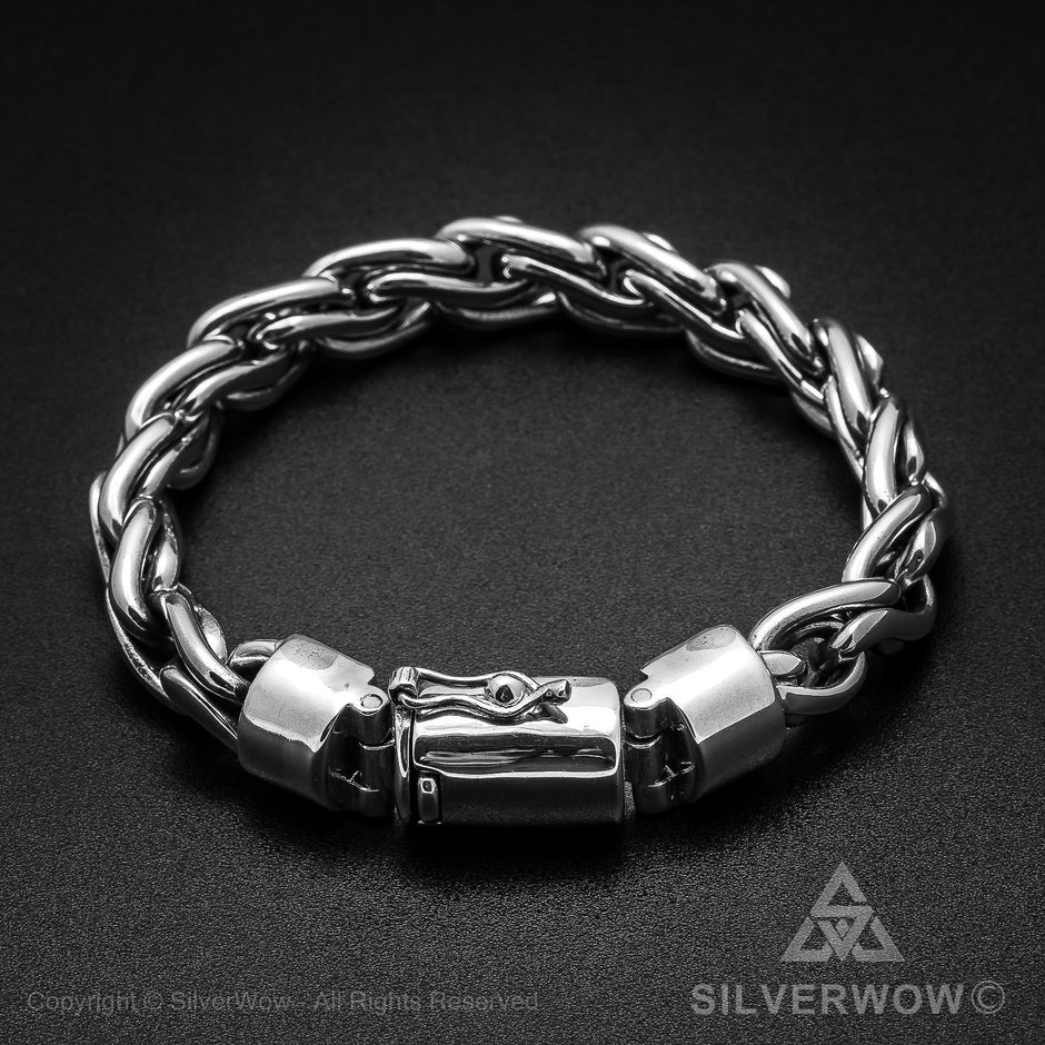 High-End Mens Silver Bracelets - Heavy, Totally Unique Designs. – Page ...