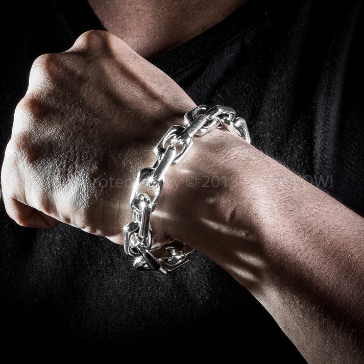 12mm Chain Link Bracelet – SilverWow™