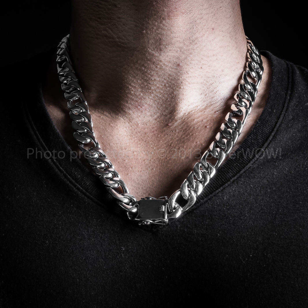 Thick Heavy Chunky Silver Chains for Men | 925 Sterling | SilverWow ...