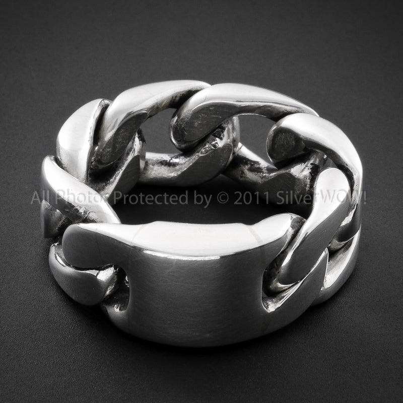 Heavy Chunky Mens Silvers Rings | Silverwow.net – SilverWow™