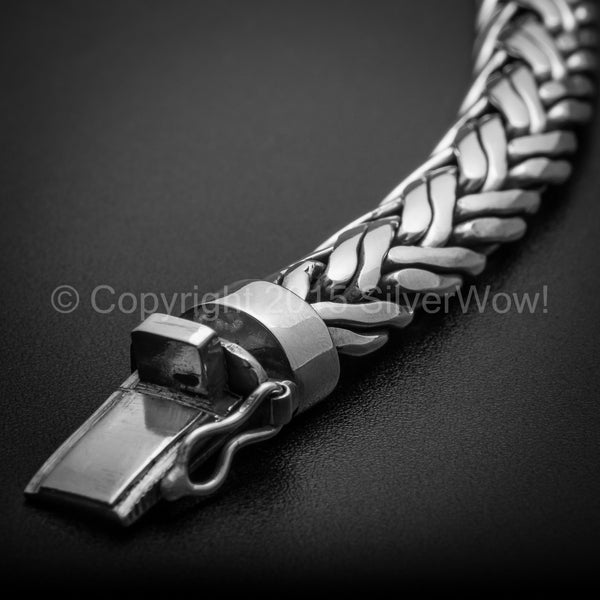 Double Rope Weave Bracelet x 10mm – SilverWow™