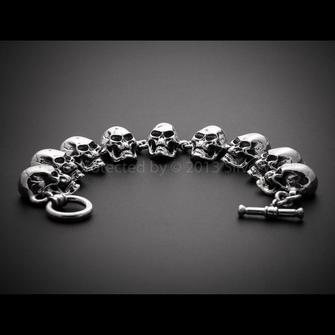 Skull Bracelets & Necklaces For Men | High End Quality | Silverwow.net ...